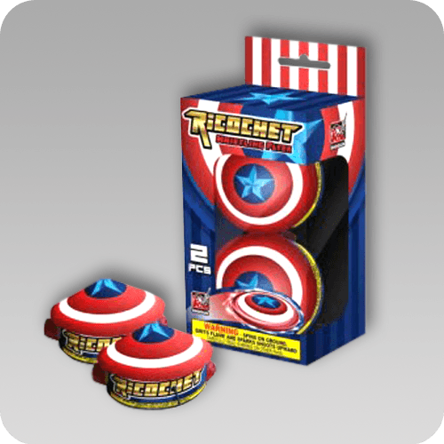 Ricochet - Cap's Shield (2 Shields) – Lehi Fireworks